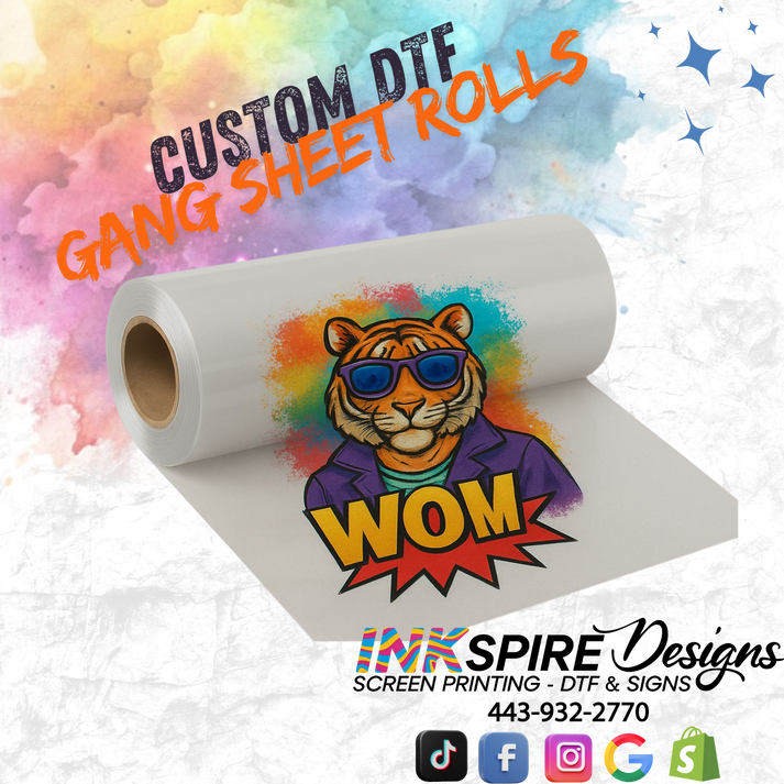 DTF Prints by roll – INKspire Designs